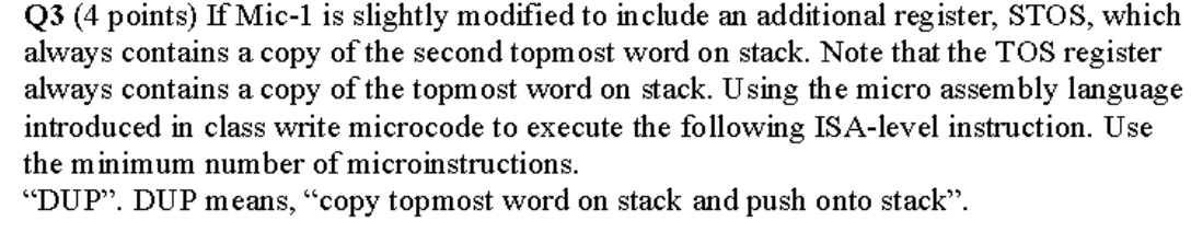 Solved Q3 (4 points) If Mic-1 is slightly modified to | Chegg.com