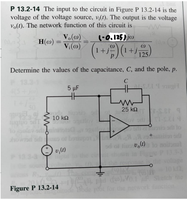 Solved P 13.2-14 The input to the circuit in Figure P | Chegg.com