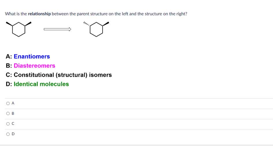 Solved What is the relationship between the parent structure | Chegg.com
