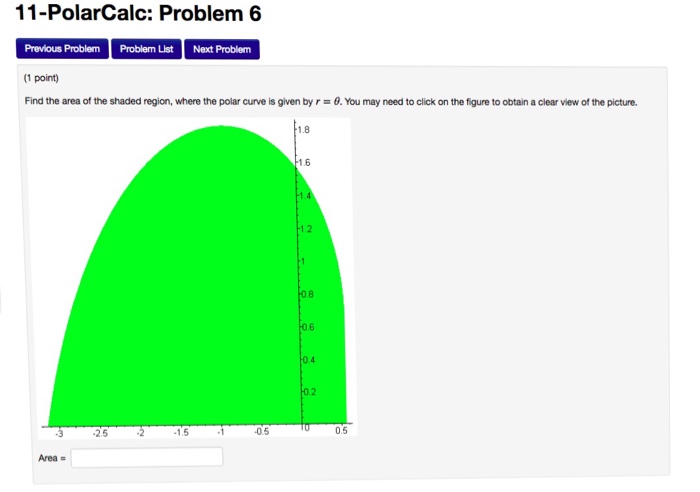 11-PolarCalc: Problem 6 Previous ProblemProblem List | Chegg.com 11-PolarCalc: Problem 6 Previous ProblemProblem List | Chegg.com