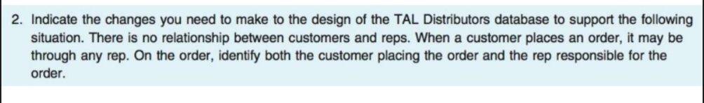 Solved TAL Distributors Exercises The following exercises | Chegg.com