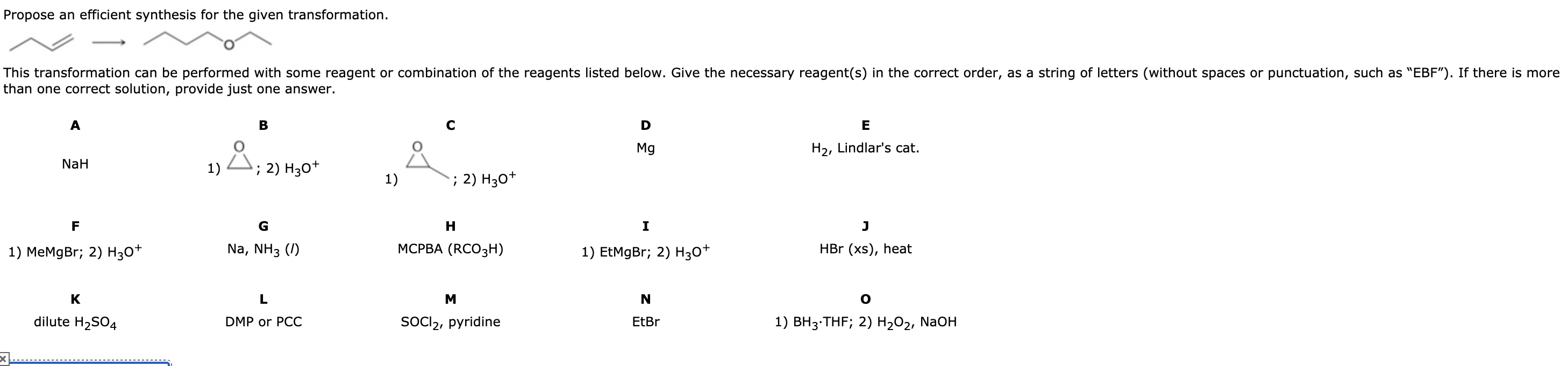Solved Propose an efficient synthesis for the given | Chegg.com