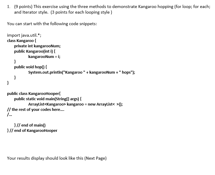 Solved 1. (9 points) This exercise using the three methods | Chegg.com