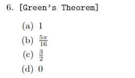 Solved [Green’s Theorem] Practice using Green’s Theorem by | Chegg.com