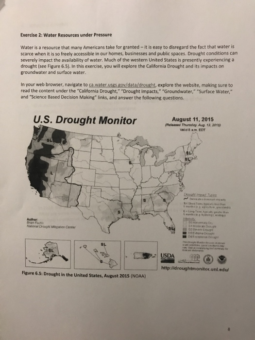 Solved Lab 6 Groundwater Introduction Groundwater is a | Chegg.com
