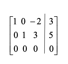 Solved If the matrix below represents a system of equations, | Chegg.com