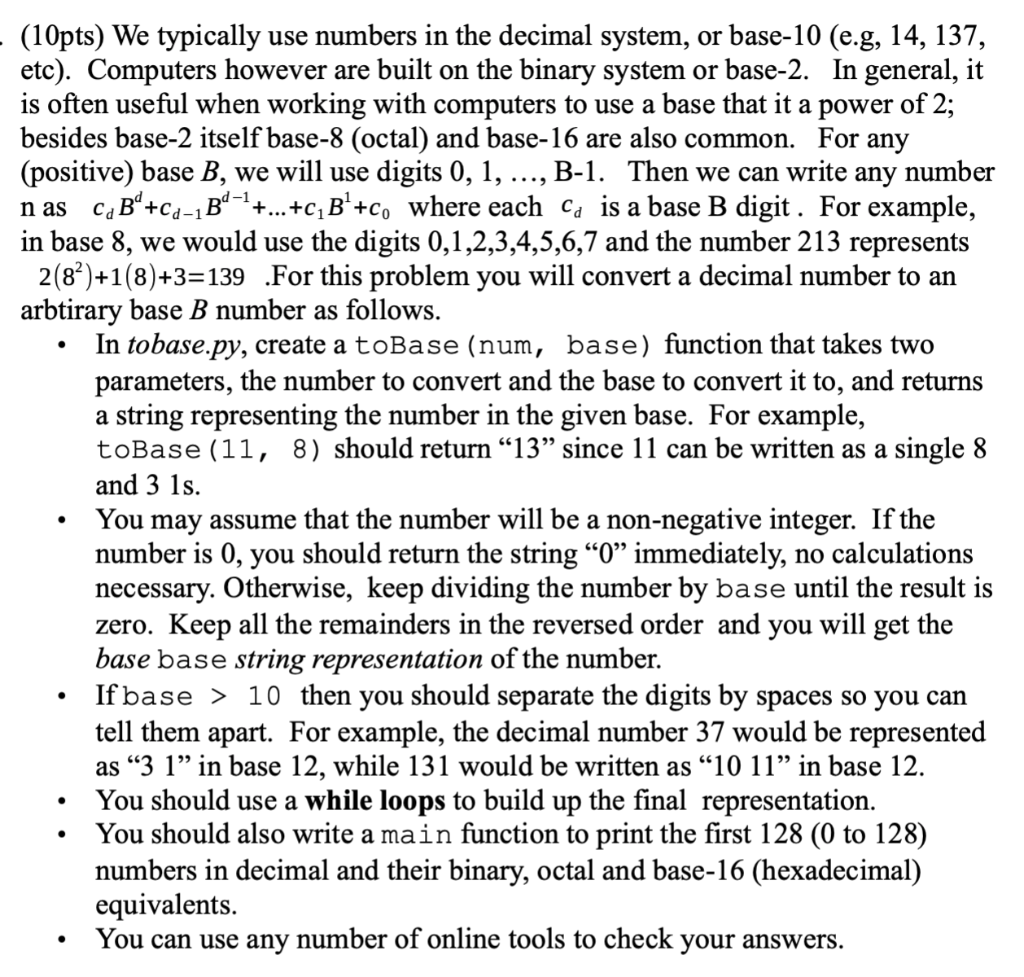 Solved Please use Python Language! Please add pydoc and use | Chegg.com