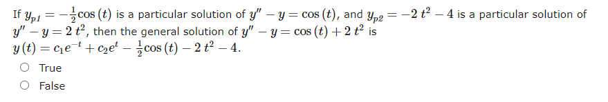 Solved The Existence Uniqueness Theorem for second order | Chegg.com
