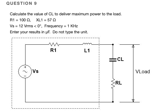 Solved QUESTION 10 Calculate the maximum real power to the | Chegg.com