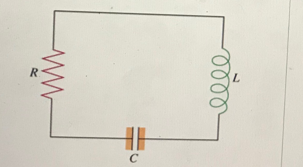 Solved An L R C Circuit Has An Inductance Of 0 480 H A