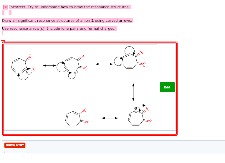 Solved Challenge Problem 02.83 Tropolone (1) is a compound | Chegg.com