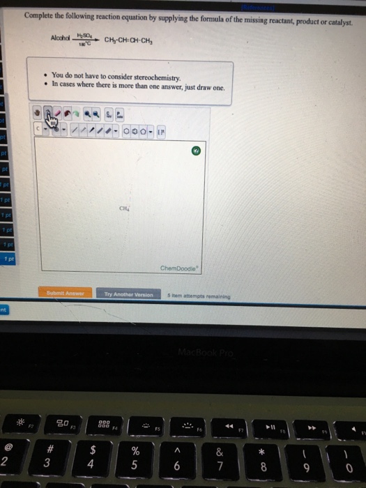 Solved Complete the following reaction equation by supplying | Chegg.com