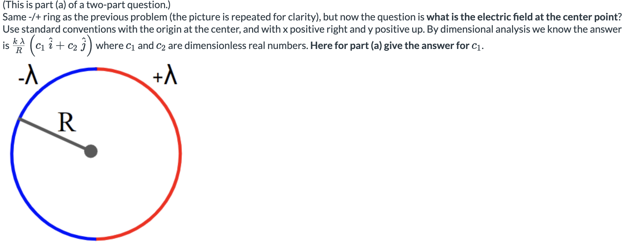 Solved (This is part (a) of a two-part question.) Same -/+ | Chegg.com