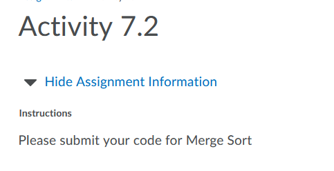 Solved Activity 7.1 Hide Assignment Information Instructions | Chegg.com