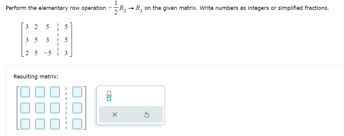 Solved Perform the elementary row operation R +R, R, on the | Chegg.com