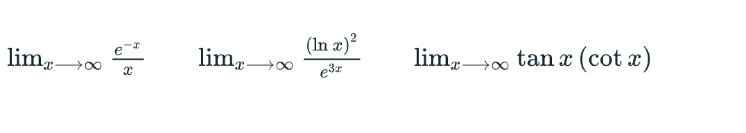 Solved lim,oo 10/13 limz - (In x)? €32 X-> lim,—too tan x | Chegg.com