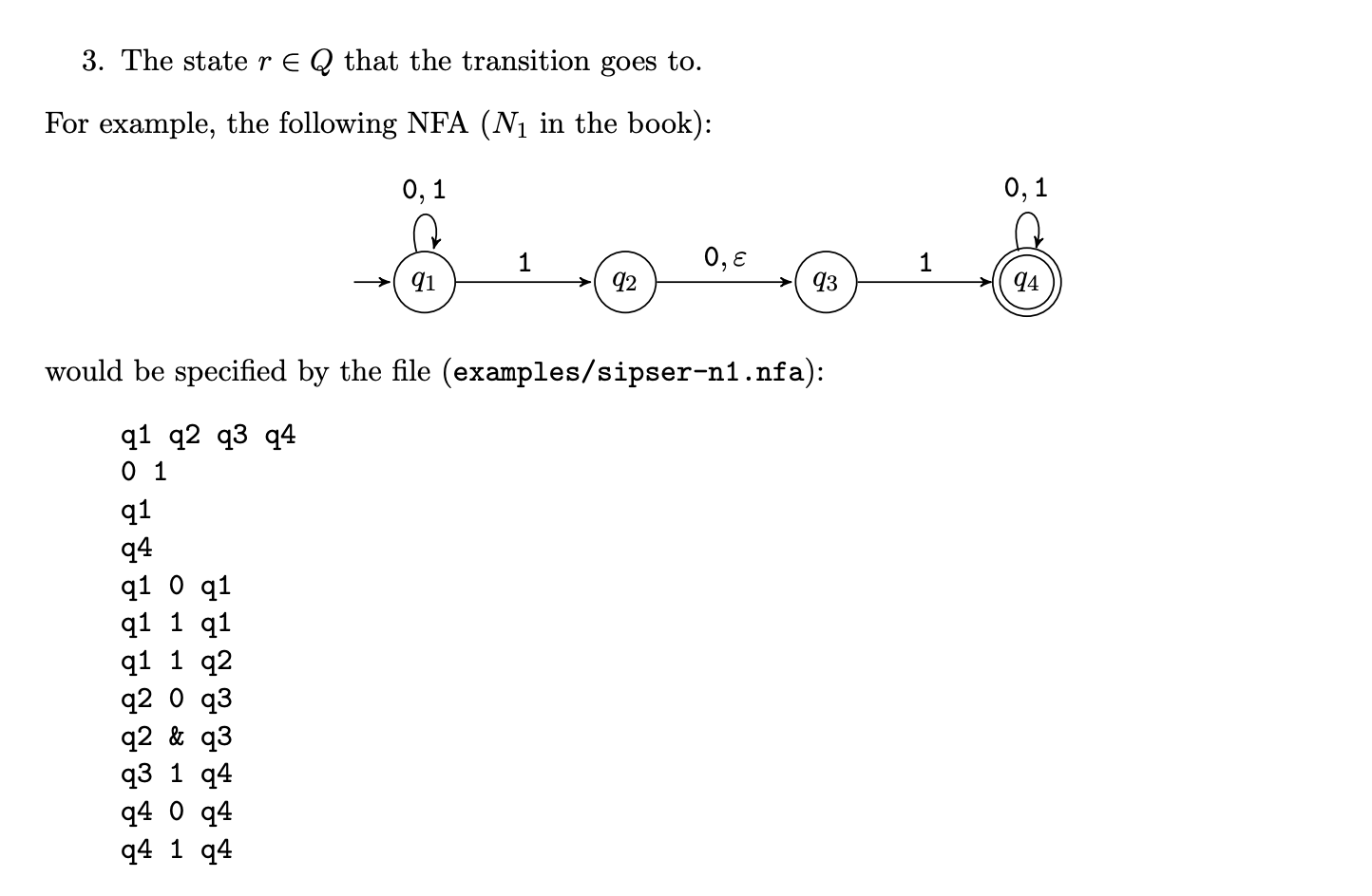 Solved Design a data structure for representing a NFA M, and | Chegg.com