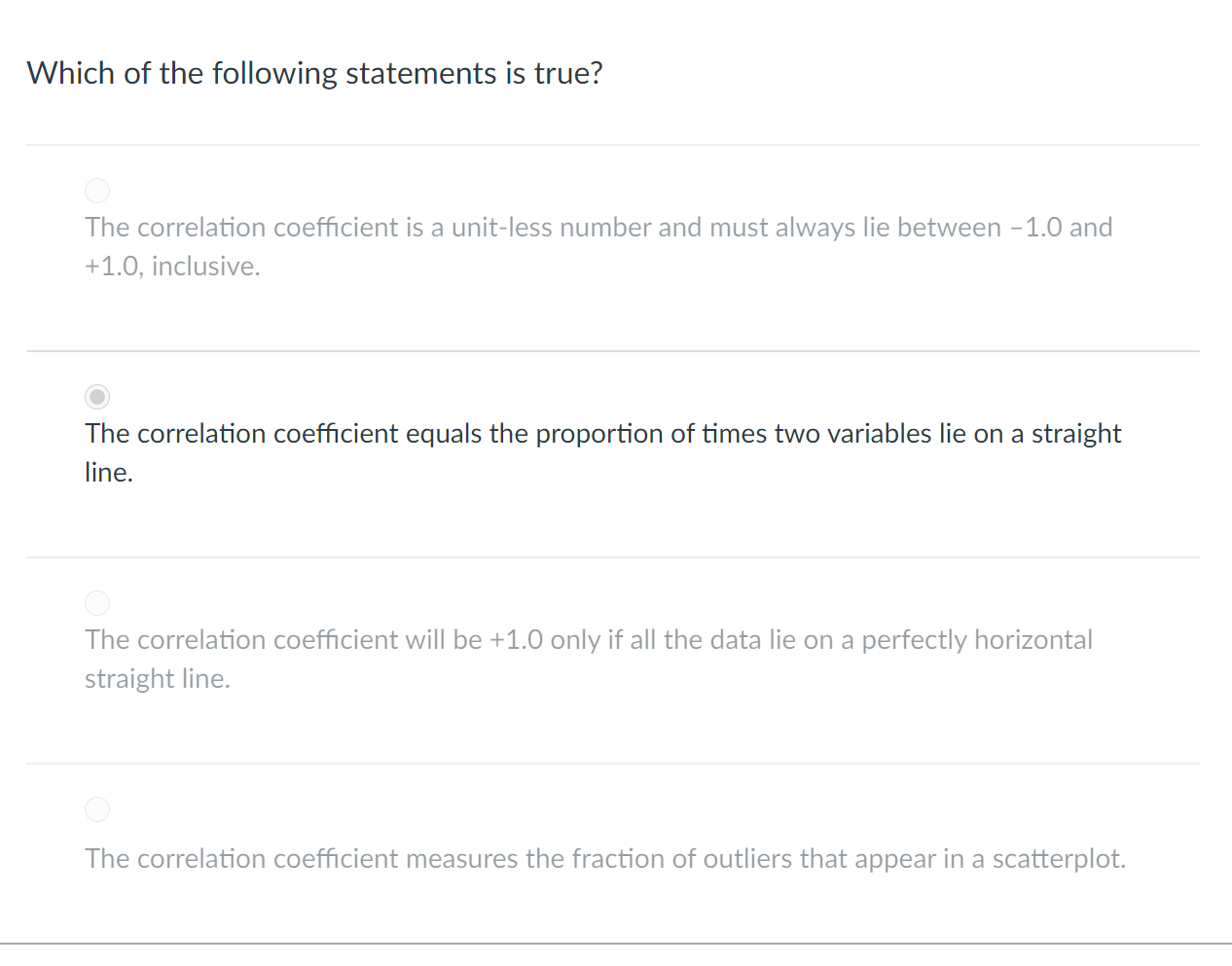 Solved Which of the following statements is true? The | Chegg.com