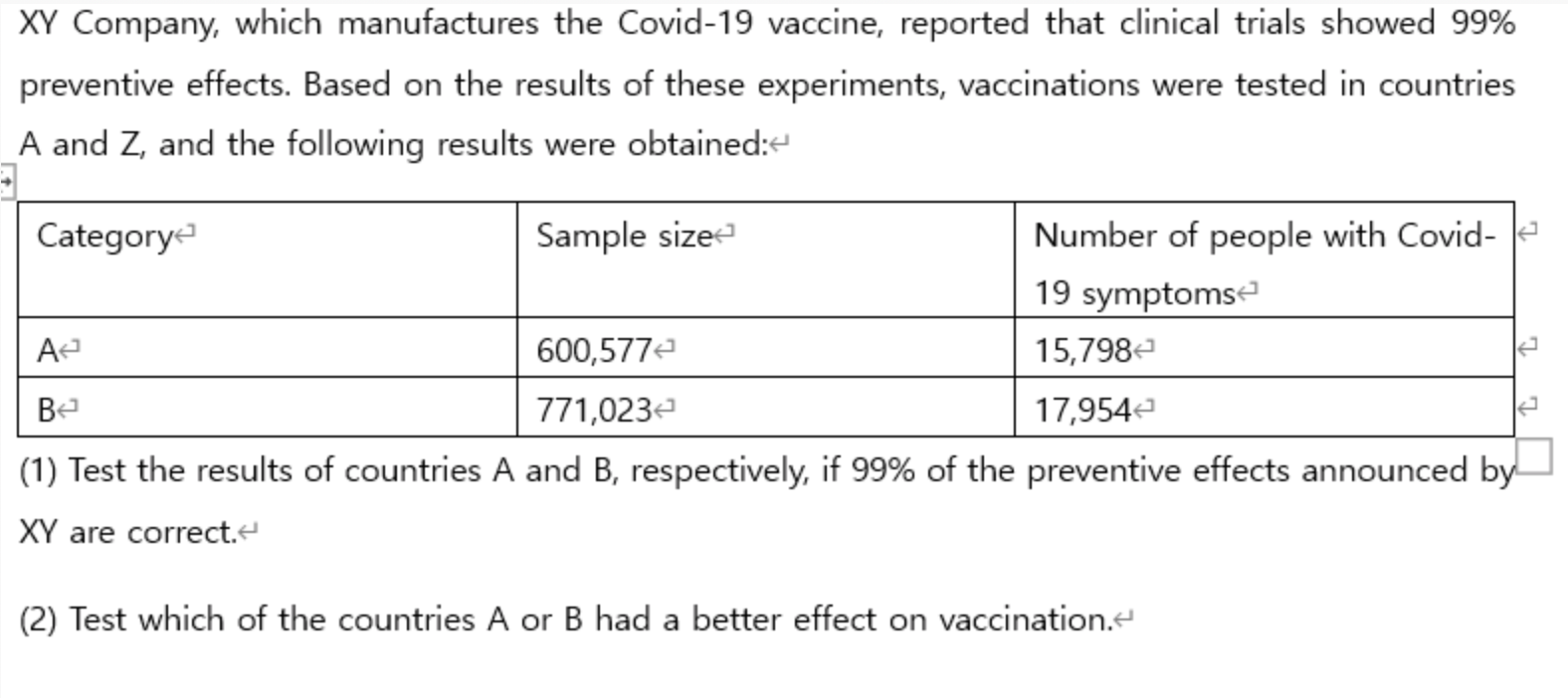 Solved URGENT STATISTICS QUESTION Please show an | Chegg.com