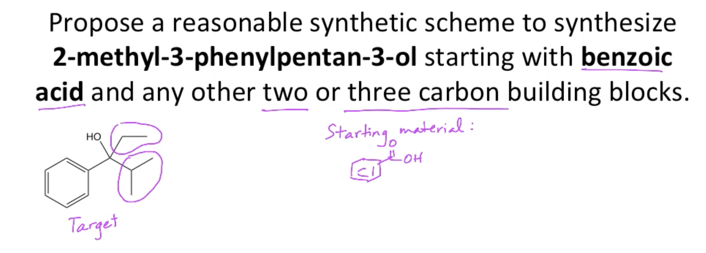 Solved Propose a reasonable synthetic scheme to synthesize | Chegg.com