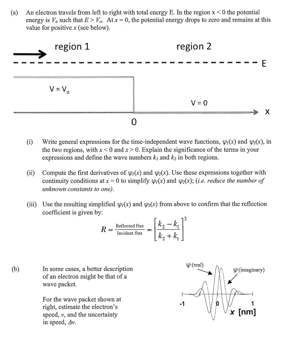Solved (i) ﻿Write general expressions for the | Chegg.com