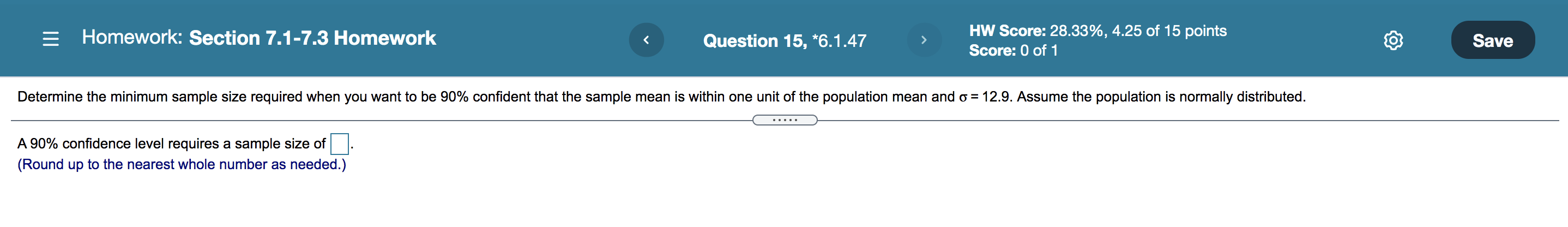 Solved Homework Section 7 1 7 3 Homework Question 6