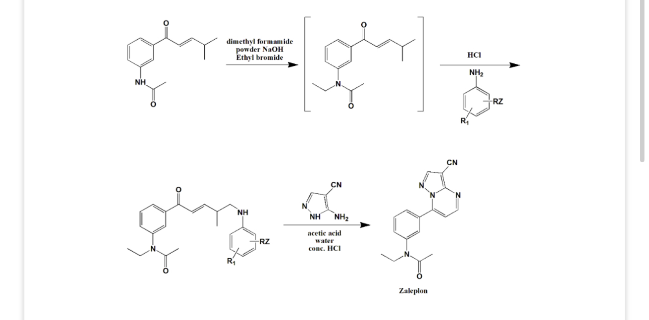 Solved Zaleplon | Chegg.com