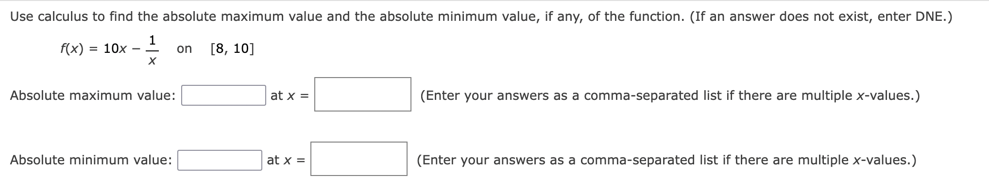 Solved Use calculus to find the absolute maximum value and | Chegg.com