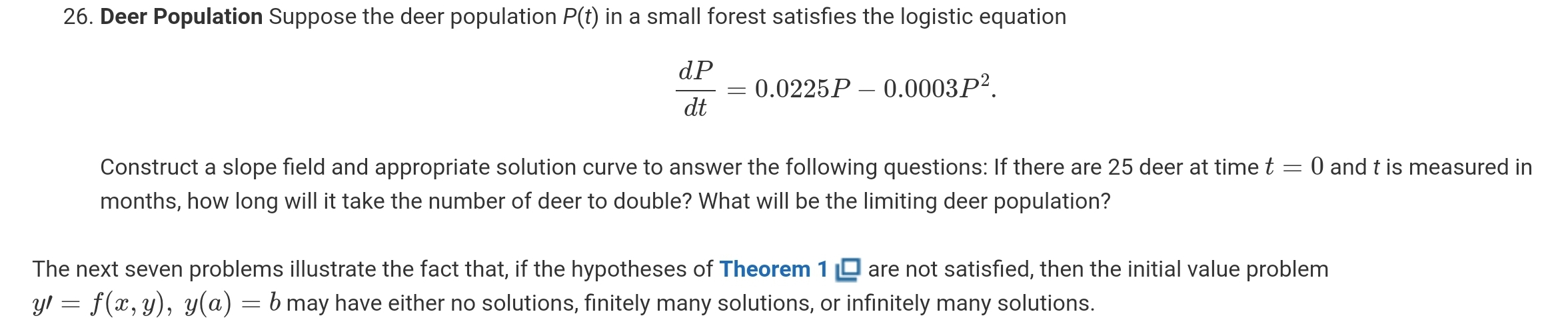 Solved dtdP=0.0225P−0.0003P2 Construct a slope field and | Chegg.com