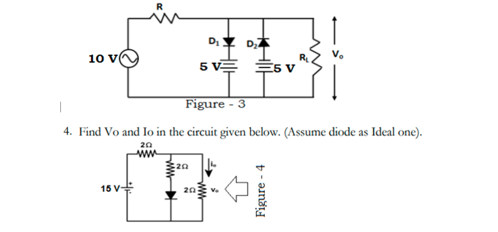 Solved 1. Determine VR and I for circuit in figure - 1.(a) | Chegg.com