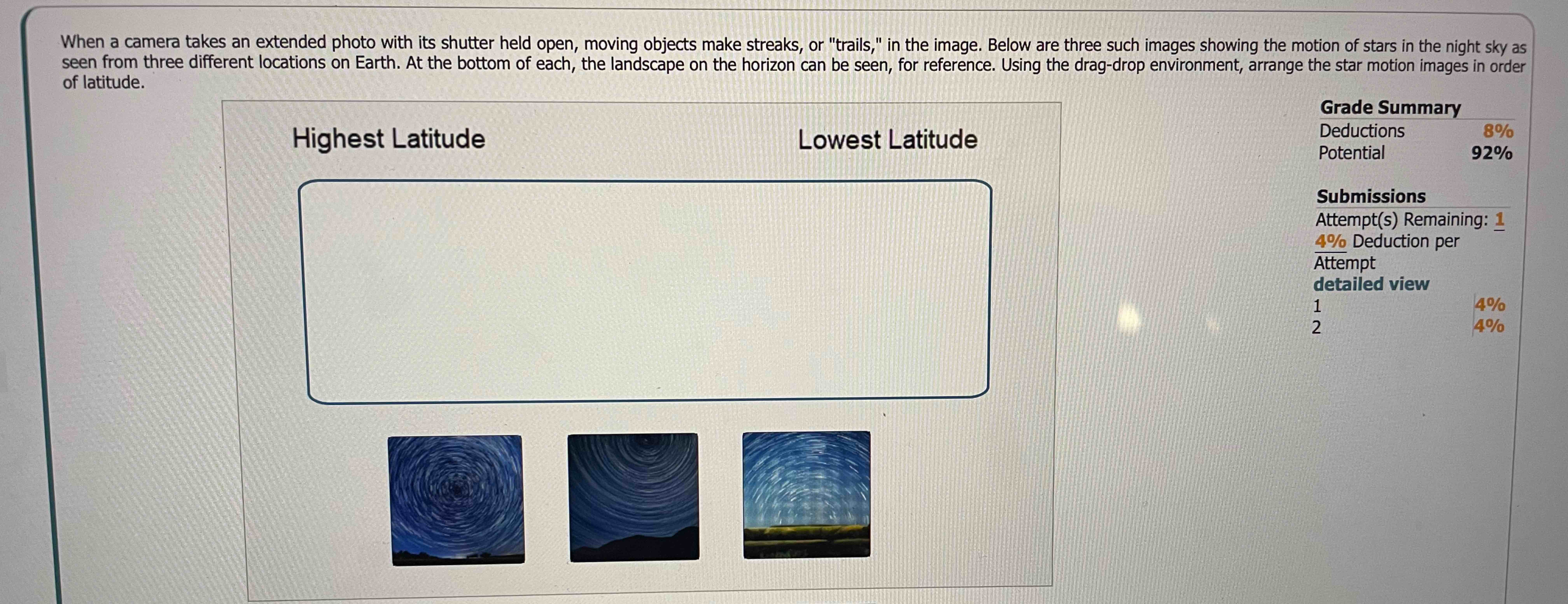 Solved When a camera takes an extended photo with its | Chegg.com