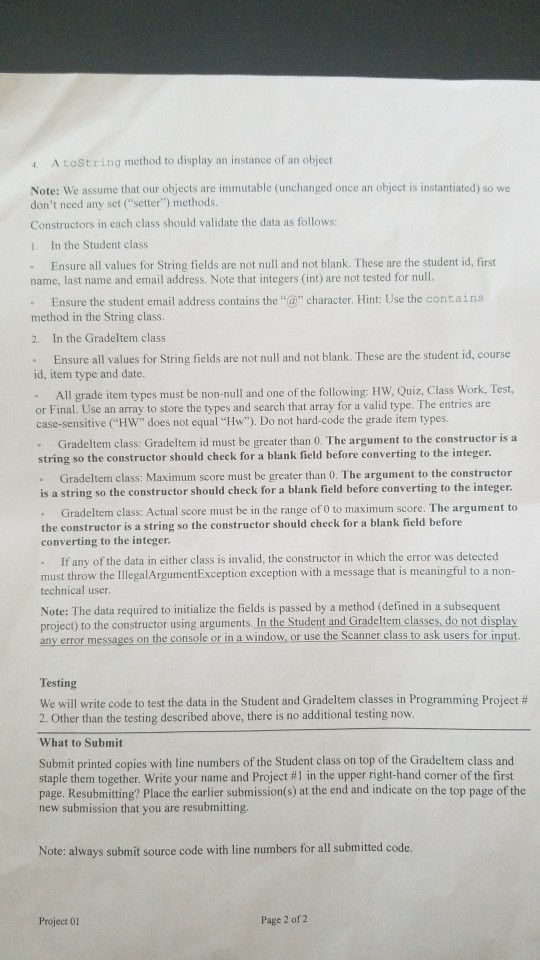 Solved CS 2050 - Programming Project #1 Due Date: Session 3 | Chegg.com