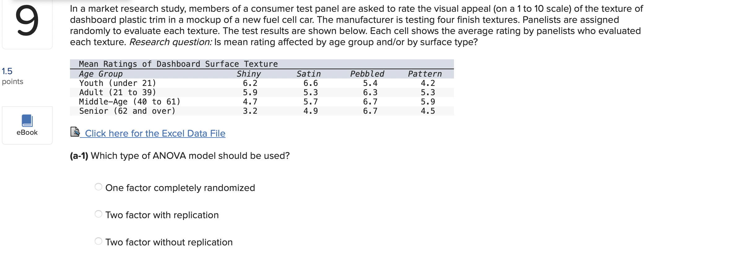 Solved In a market research study, members of a consumer | Chegg.com