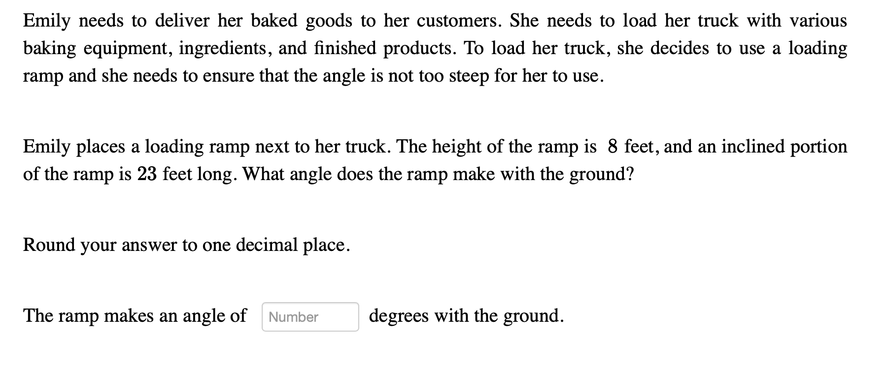 Solved Emily needs to deliver her baked goods to her | Chegg.com
