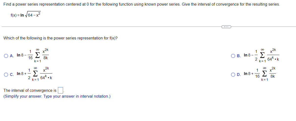 Solved Find a power series representation centered at 0 for | Chegg.com