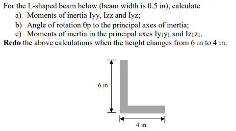Moment Of Inertia L Shaped Beam - The Best Picture Of Beam
