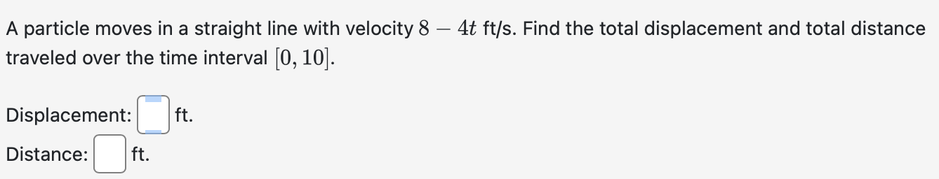Solved A particle moves in a straight line with velocity | Chegg.com