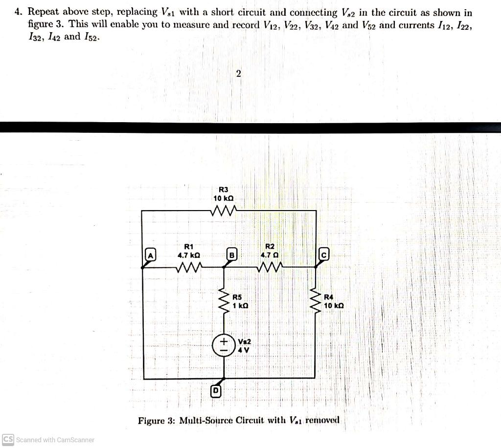 Solved Connect the circuit in Figure 1. Remove power supply | Chegg.com