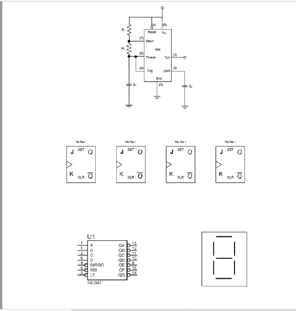 Solved INSTRUCTION : Design a mod 10 counter using JK | Chegg.com