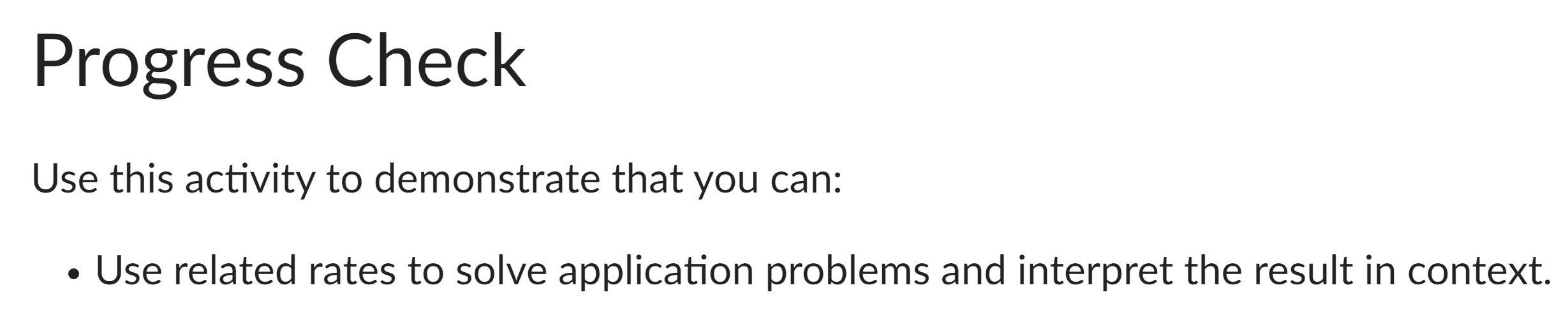 Progress Check Use this activity to demonstrate that | Chegg.com