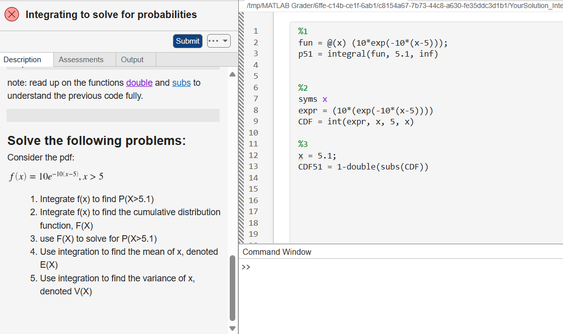 Solved Parts 4 ﻿and 5, ﻿using matlab. Parts 1, 2, ﻿and 3 | Chegg.com