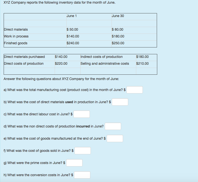 Solved XYZ Company reports the following inventory data for | Chegg.com Solved XYZ Company reports the following inventory data for | Chegg.com