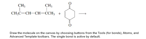 Solved CHCH CH,C=CH-CH=CCH3 + 1 Draw the molecule on the | Chegg.com
