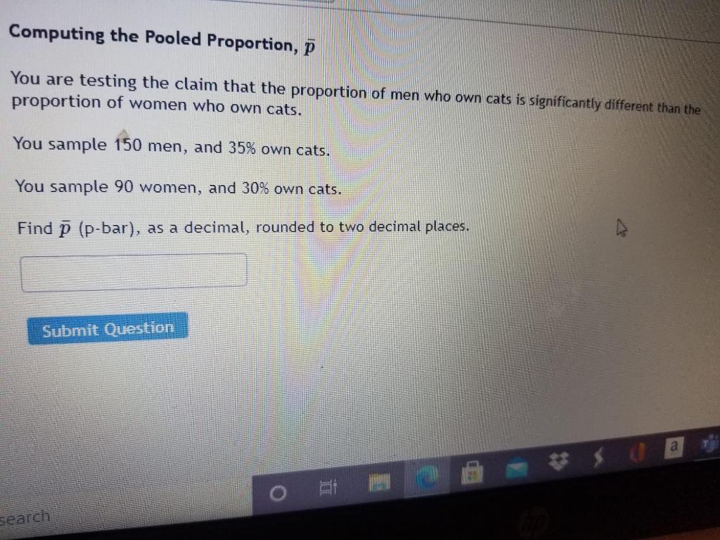Solved Computing the Pooled Proportion, You are testing the | Chegg.com
