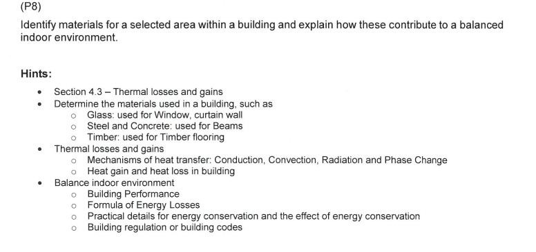 Solved Identify materials for a selected area within a | Chegg.com