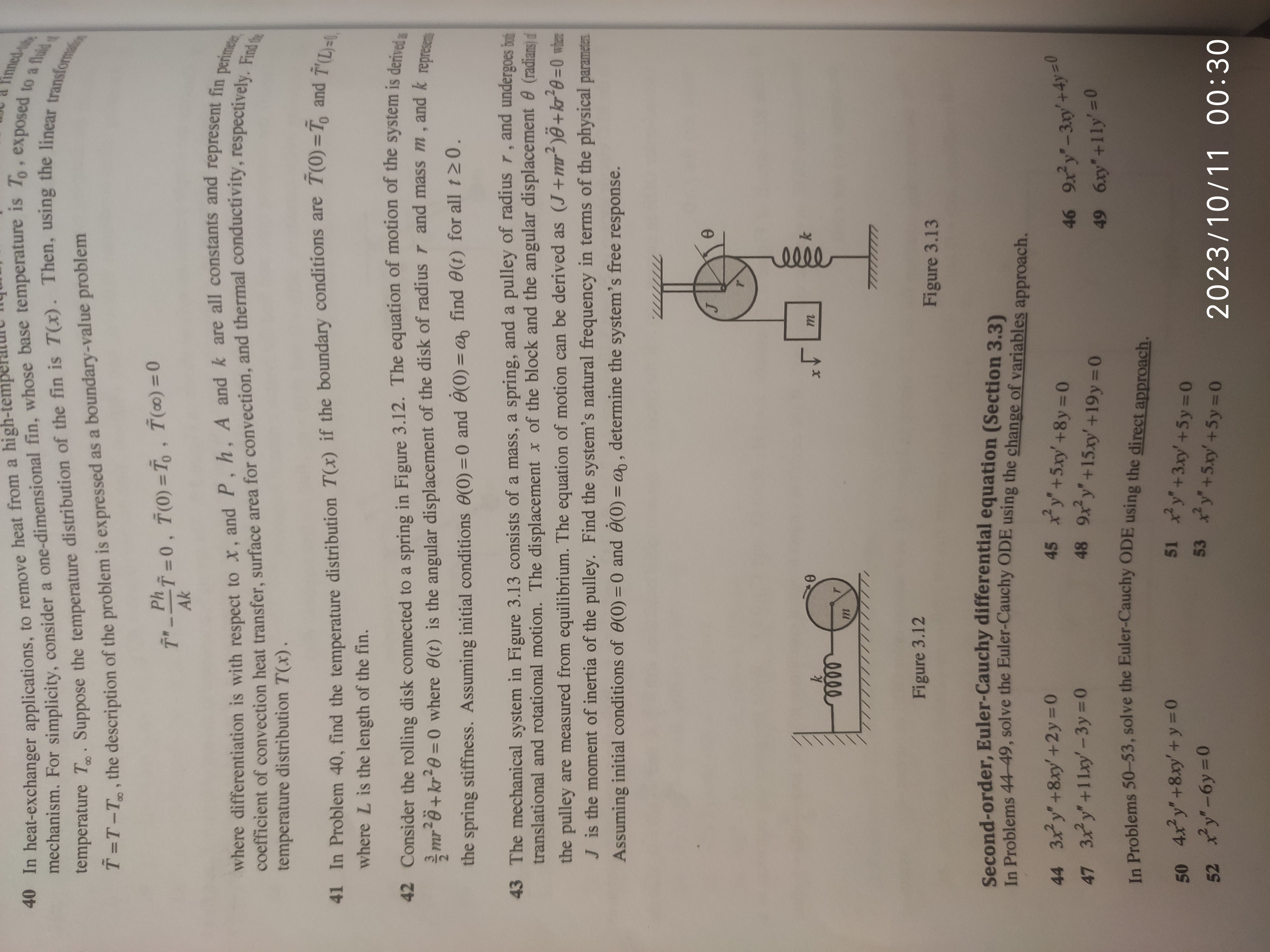 Solved where L is the length of the fin. 42 Consider the | Chegg.com