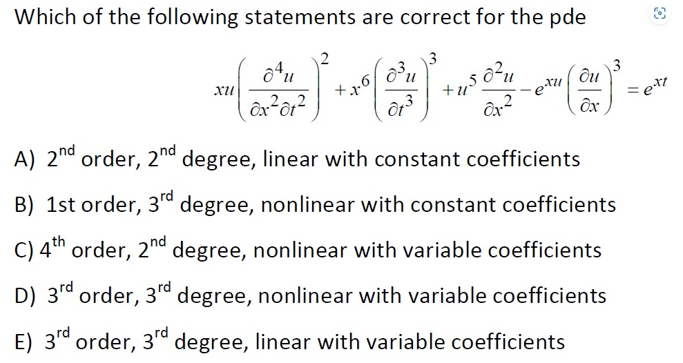 Which of the following statements are correct for the | Chegg.com