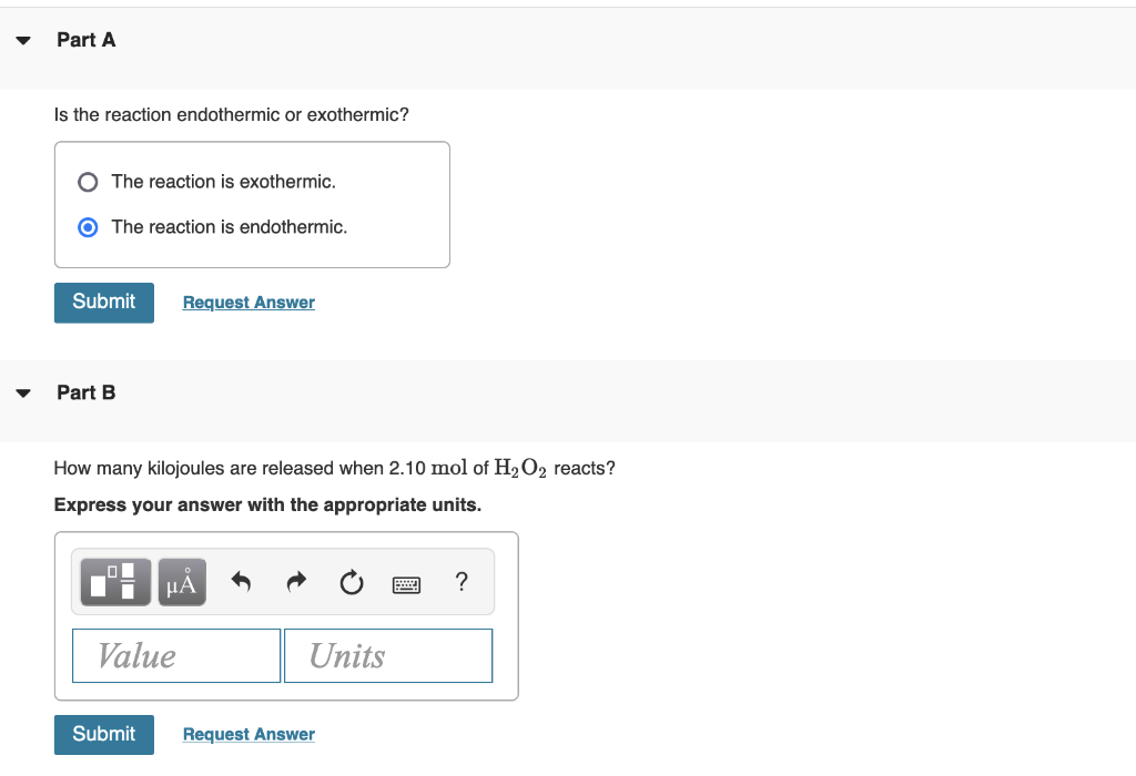 Solved When hydrogen peroxide (H2O2) is used in rocket | Chegg.com