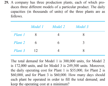 Solved A company has three production plants, each of which | Chegg.com