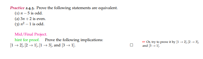 Solved Practice 2.4.3. Prove the following statements are | Chegg.com